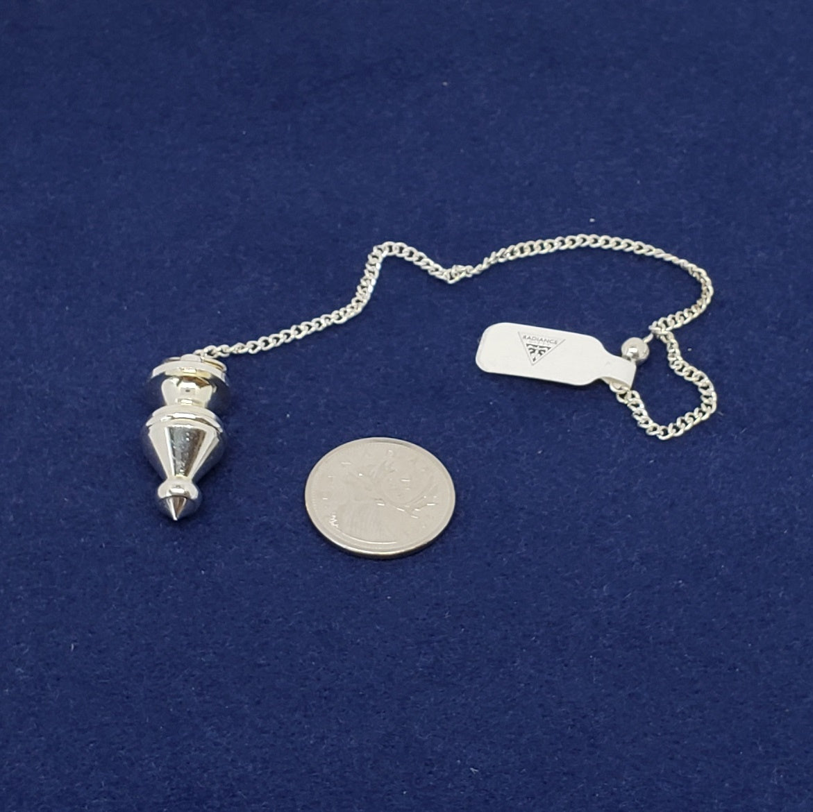 Silver Coloured Pendulum with 7" Chain – Radiance Gifts